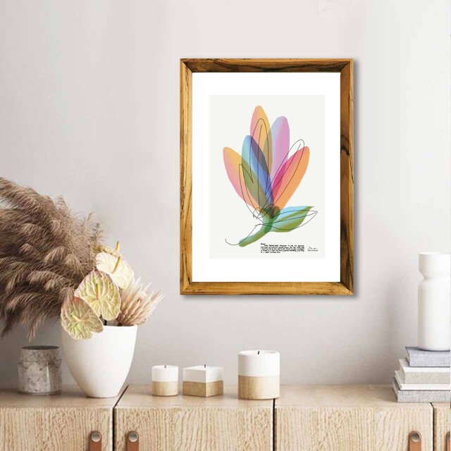 PURE 花 送料無料 個性のseiサイト イラスト アート ポスター アートポスター A3 sei検索 3412 | iichi 日々の暮らしを心地よくするハンドメイドやアンティークの ...