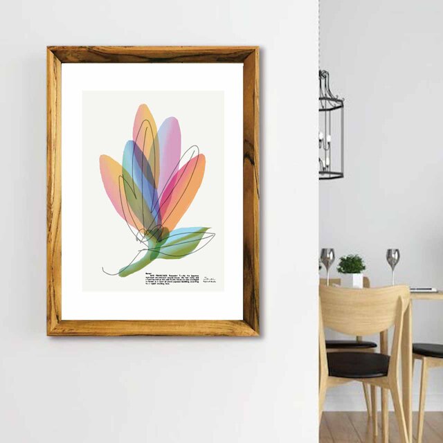 PURE 花 送料無料 個性のseiサイト イラスト アート ポスター アートポスター A3 sei検索 3412 | iichi 日々の暮らしを心地よくするハンドメイドやアンティークの ...