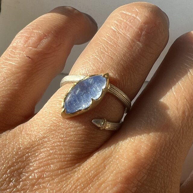 Artigli baldo ﾃﾞｭﾓﾙﾁｪﾗｲﾄﾄｲﾝｸｫｰﾂ K18YG*Pt100（SV） | iichi 日々の暮らしを心地よくするハンドメイドやアンティークのマーケットプレイス