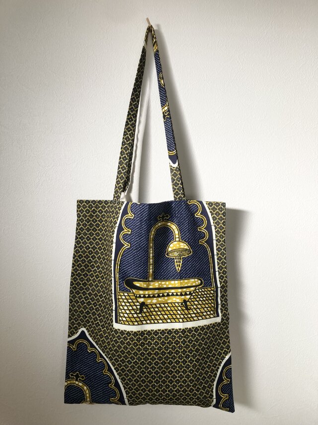 Tote bag L -shower- | iichi 日々の暮らしを心地よくするハンドメイドやアンティークのマーケットプレイス