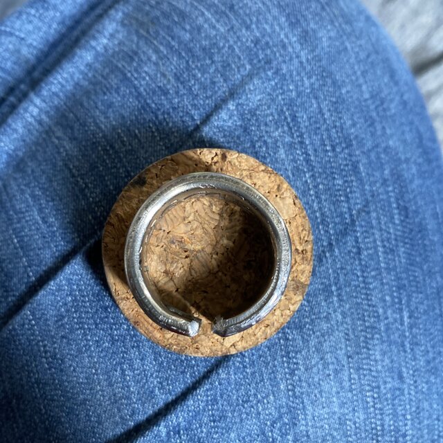 ハンドメイドリングno.35 シルバーアクセサリー スプーンリング 手作り指輪 | iichi 日々の暮らしを心地よくするハンドメイドやアンティークのマーケットプレイス