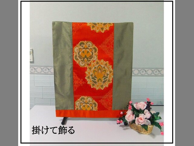 【J-058】56×105和風大型マット/アンティーク帯リメイク/テーブルセンター・敷マット/日本のお土産 | iichi 日々の暮らしを心地よくするハンドメイドやアンティークのマーケットプレイス
