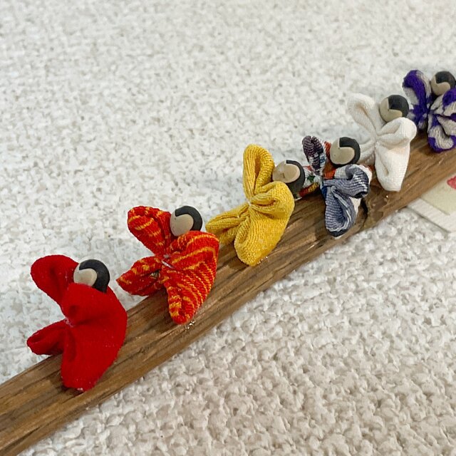 南天九猿 H 縁起物 古布正絹 着物リメイク シルク | iichi 日々の暮らしを心地よくするハンドメイドやアンティークのマーケットプレイス