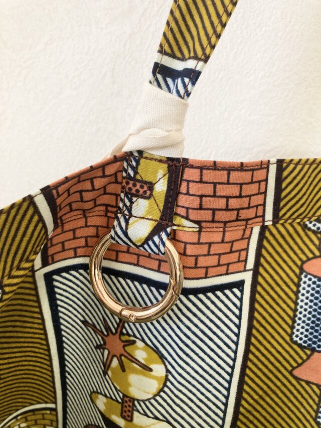 Tote bag L -brick- | iichi 日々の暮らしを心地よくするハンドメイドやアンティークのマーケットプレイス