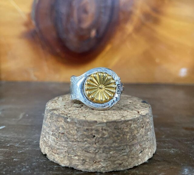 ハンドメイドリングno.130 シルバーアクセサリー スプーンリング 手作り指輪 | iichi 日々の暮らしを心地よくするハンドメイドやアンティークのマーケットプレイス