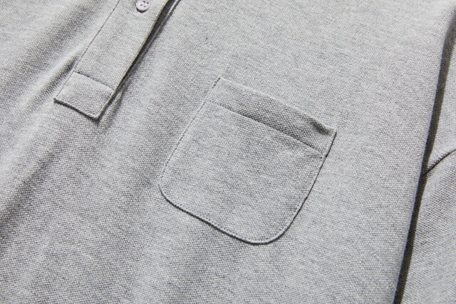 春と夏にぴったり！ ラフで動きやすいポロカラーワンピース コットン100％ ライトグレー 250303-1 | iichi 日々の暮らしを心地よくするハンドメイドやアンティークのマーケットプレイス