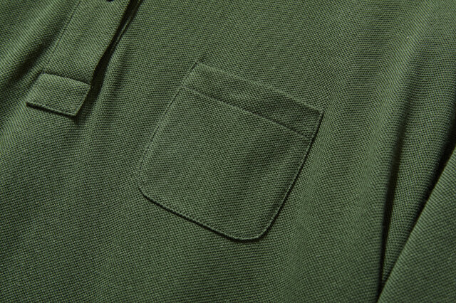 春と夏にぴったり！ ラフで動きやすいポロカラーワンピース グリーン 250303-2 | iichi 日々の暮らしを心地よくするハンドメイドやアンティークのマーケットプレイス