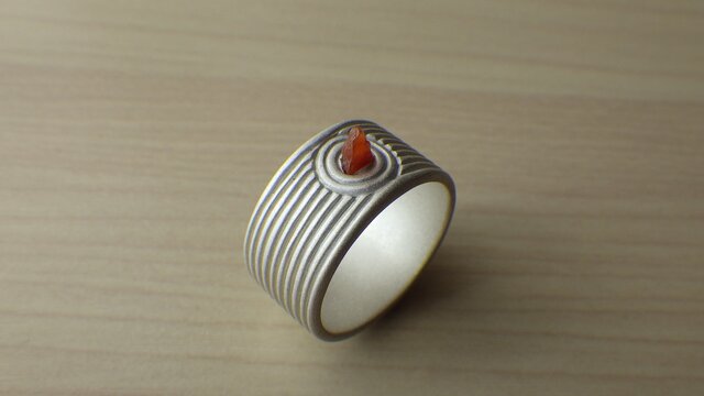 枯山水のリング | iichi 日々の暮らしを心地よくするハンドメイドやアンティークのマーケットプレイス