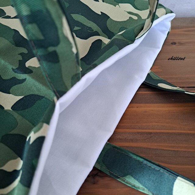 【迷彩】入園バッグ5点セット：ミリタリーサファリ【0840】 | iichi 日々の暮らしを心地よくするハンドメイドやアンティークのマーケットプレイス