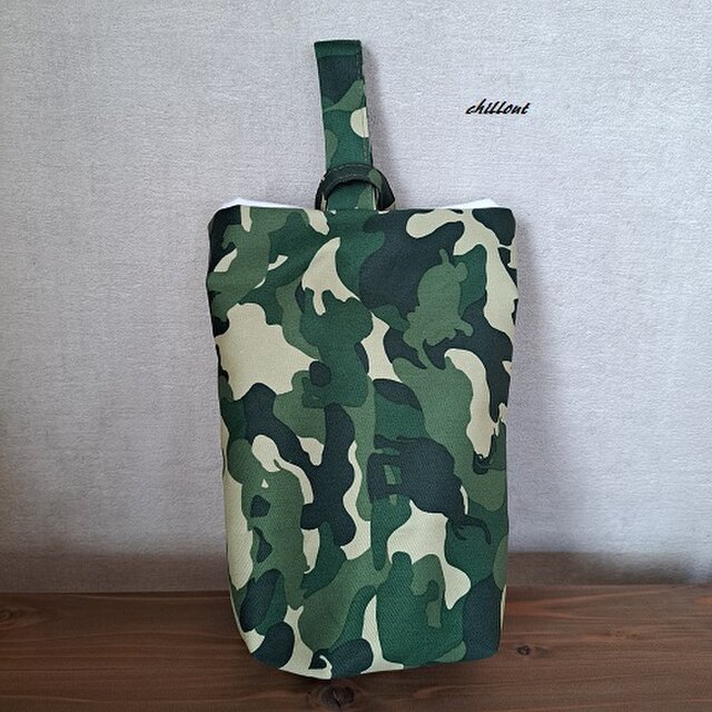 【迷彩】入園バッグ5点セット：ミリタリーサファリ【0840】 | iichi 日々の暮らしを心地よくするハンドメイドやアンティークのマーケットプレイス