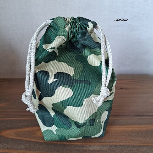 【迷彩】入園バッグ5点セット：ミリタリーサファリ【0840】 | iichi 日々の暮らしを心地よくするハンドメイドやアンティークのマーケットプレイス