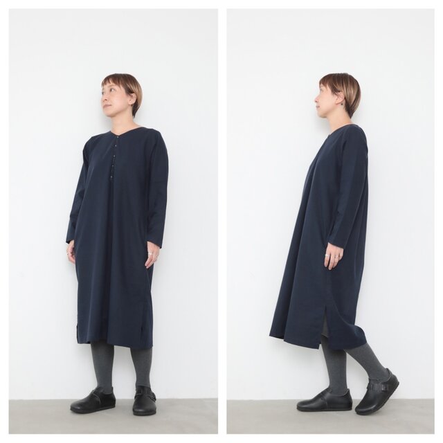 松島さま差額分 XXX one piece / deep navy | iichi 日々の暮らしを心地よくするハンドメイドやアンティークのマーケットプレイス