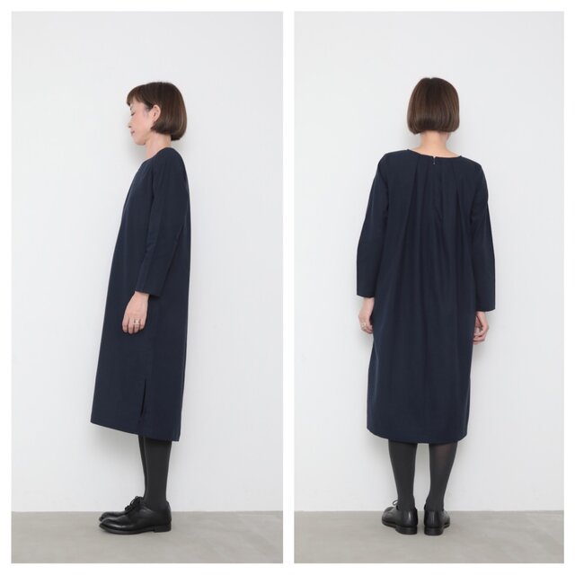 松島さま差額分 XXX one piece / deep navy | iichi 日々の暮らしを心地よくするハンドメイドやアンティークのマーケットプレイス