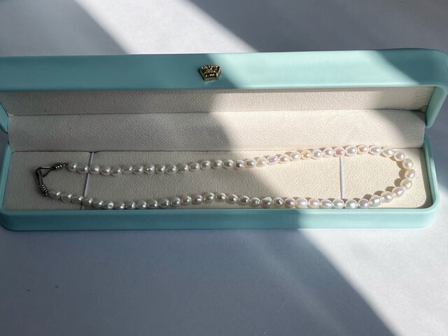 【S925シルバー 極上レインボーテリ天然パールネックレス】45cm・唯一無二の輝き・特別な一本 | iichi 日々の暮らしを心地よくするハンドメイドやアンティークのマーケットプレイス