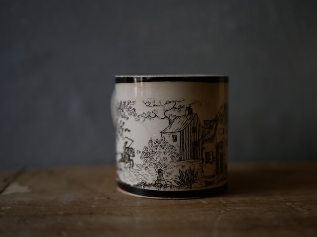 CHOISY グリサイユ カップ＆ソーサー ショワジー フランスアンティーク アンティークのある暮らし | iichi 日々の暮らしを心地よくするハンドメイドやアンティークのマーケットプレイス