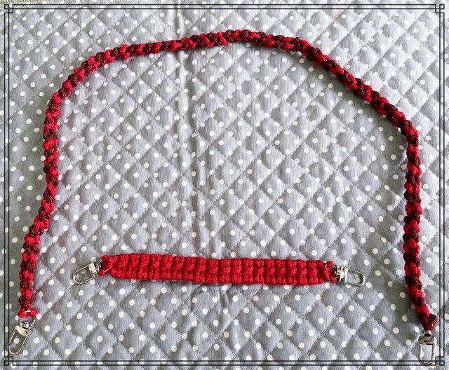 ニットがま口バック 赤系 | iichi 日々の暮らしを心地よくするハンドメイドやアンティークのマーケットプレイス