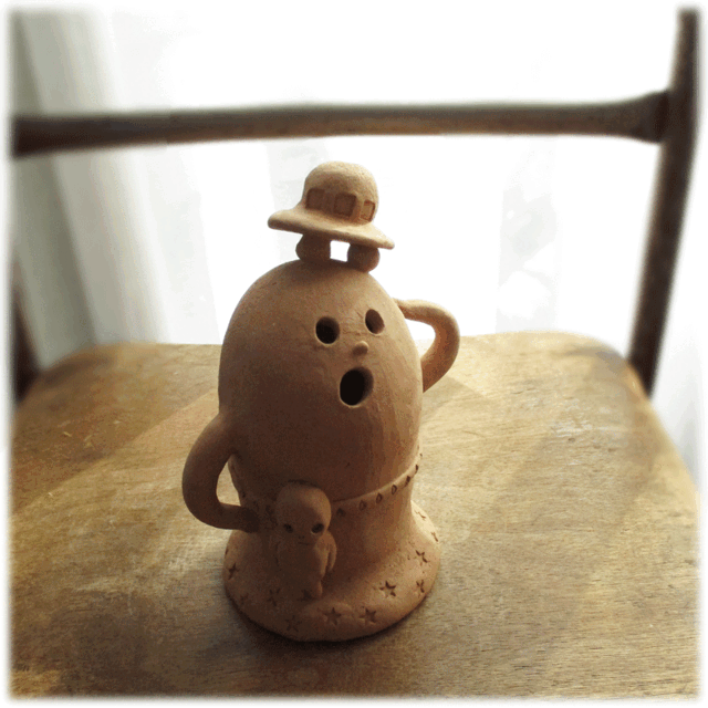 【ハニワちゃん】UFOとカメさん | iichi 日々の暮らしを心地よくするハンドメイドやアンティークのマーケットプレイス