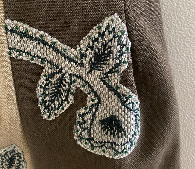 ミナペルホネン「yume」アップリケかばん | iichi 日々の暮らしを心地よくするハンドメイドやアンティークのマーケットプレイス