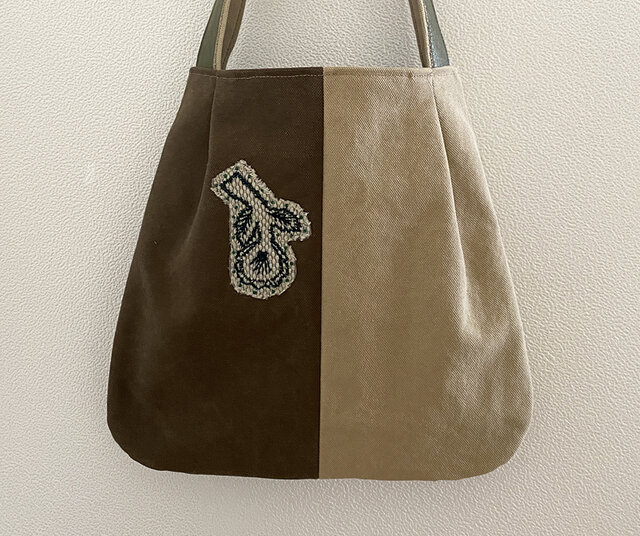 ミナペルホネン「yume」アップリケかばん | iichi 日々の暮らしを心地よくするハンドメイドやアンティークのマーケットプレイス