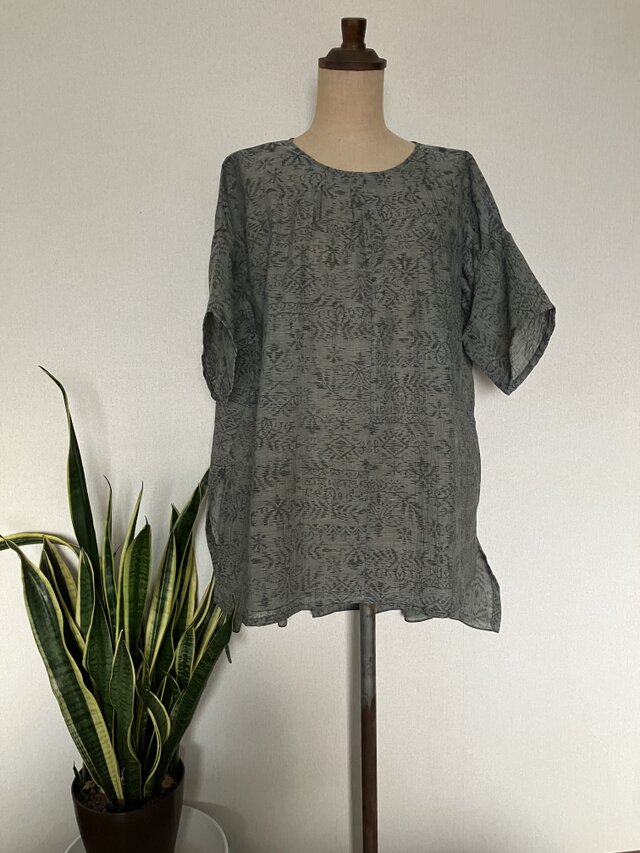 チュニック ブラウス | iichi 日々の暮らしを心地よくするハンドメイドやアンティークのマーケットプレイス