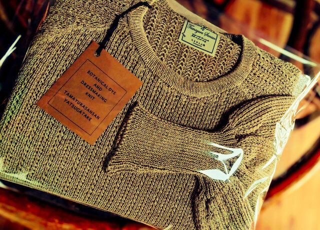 リネンニット ビックTシャツ ボーダー/ 赤×白 BigT | iichi 日々の暮らしを心地よくするハンドメイドやアンティークのマーケットプレイス