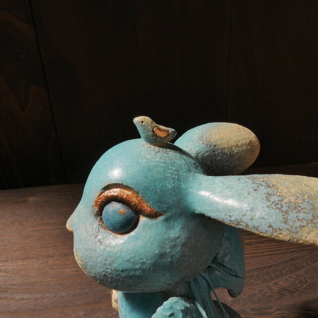 翼の空色葉影うさぎと小鳥 no.39 | iichi 日々の暮らしを心地よくするハンドメイドやアンティークのマーケットプレイス