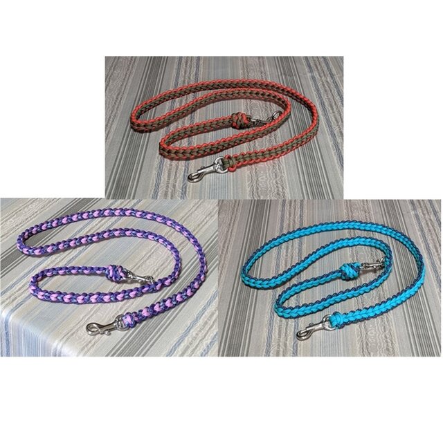 「Kさまオーダー品」ハート柄のカフェリード 中型、大型犬用 (全長95cm) お揃いの首輪といかがでしょう。 | iichi 日々の暮らしを心地よくするハンドメイドやアンティークのマーケットプレイス