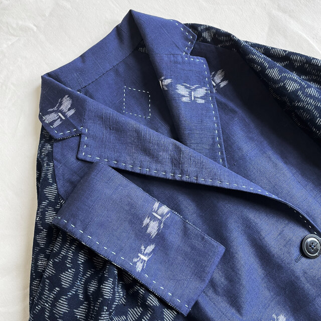 ヴィンテージキモノ de テーラードカラー・ラグランスリーブ・コートドレス | iichi 日々の暮らしを心地よくするハンドメイドやアンティークのマーケットプレイス