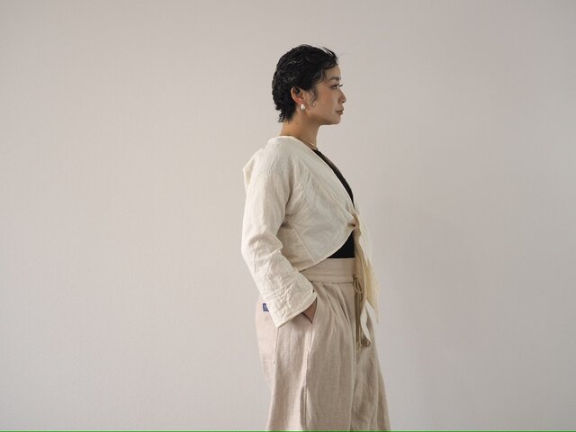 ふっくら。トリプルガーゼ／ショートカーディガン | iichi 日々の暮らしを心地よくするハンドメイドやアンティークのマーケットプレイス