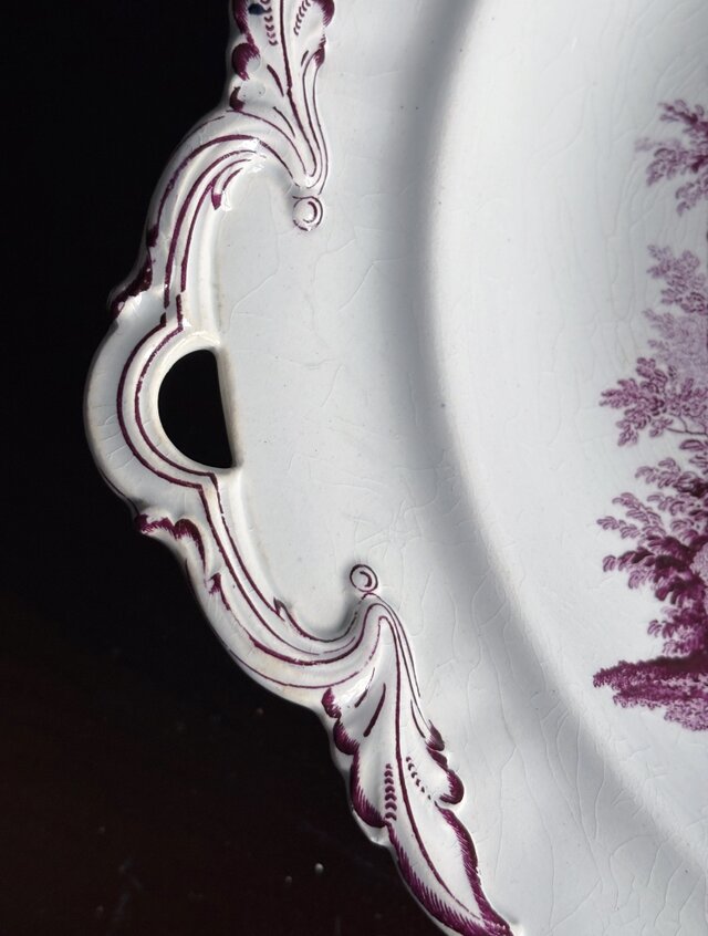 クレイユモントロー ワトー コンポティエ 0502143 | iichi 日々の暮らしを心地よくするハンドメイドやアンティークのマーケットプレイス