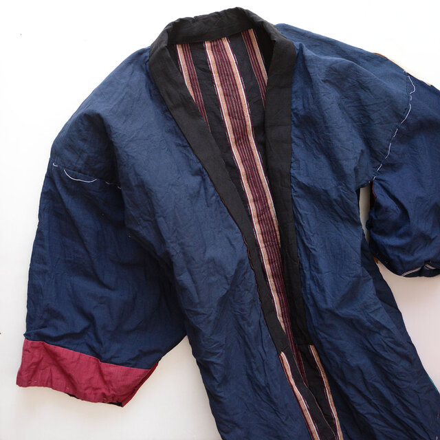 野良着 黒縞模様 古布 木綿 着物 リメイク素材 ハンドメイド ジャパンヴィンテージ 昭和レトロ 生地 Noragi | iichi 日々の暮らしを心地よくするハンドメイドやアンティークの ...