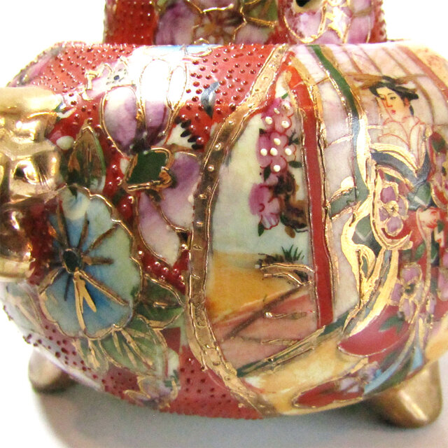 Vintage Sastuma-yaki Incense Burner | iichi 日々の暮らしを心地よくするハンドメイドやアンティークのマーケットプレイス