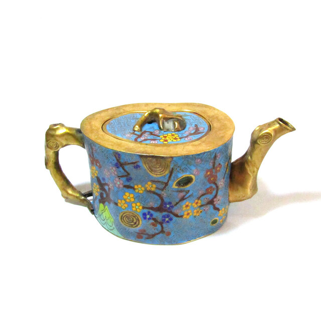 China Vintage Jing-tai-lan Teapot | iichi 日々の暮らしを心地よくするハンドメイドやアンティークのマーケットプレイス