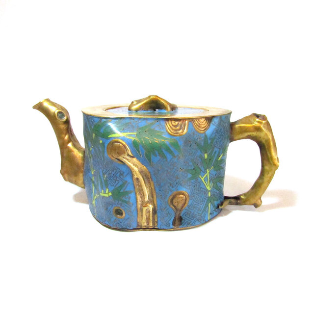 China Vintage Jing-tai-lan Teapot | iichi 日々の暮らしを心地よくするハンドメイドやアンティークのマーケットプレイス
