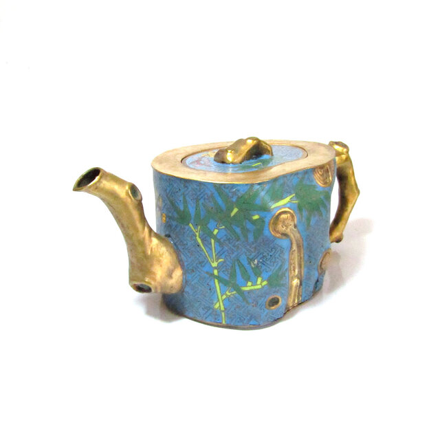 China Vintage Jing-tai-lan Teapot | iichi 日々の暮らしを心地よくするハンドメイドやアンティークのマーケットプレイス