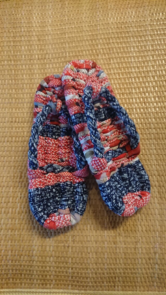 布ぞうり 23～24cm | iichi 日々の暮らしを心地よくするハンドメイドやアンティークのマーケットプレイス