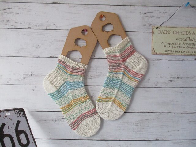 冷え取りソックス Opal Cotton KFS 218 ダンケシェーン & 207 コットンホワイト | iichi 日々の暮らしを心地よくするハンドメイドやアンティークのマーケットプレイス