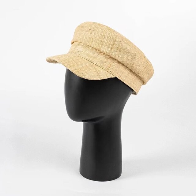 ラフィアハット、麦わら帽子 ハンドメイド 夏帽子 大人 ストローハット、クラシックハット 日よけ・UV対策 サイズ調節 | iichi 日々の暮らしを心地よくするハンドメイドやアンティークの ...