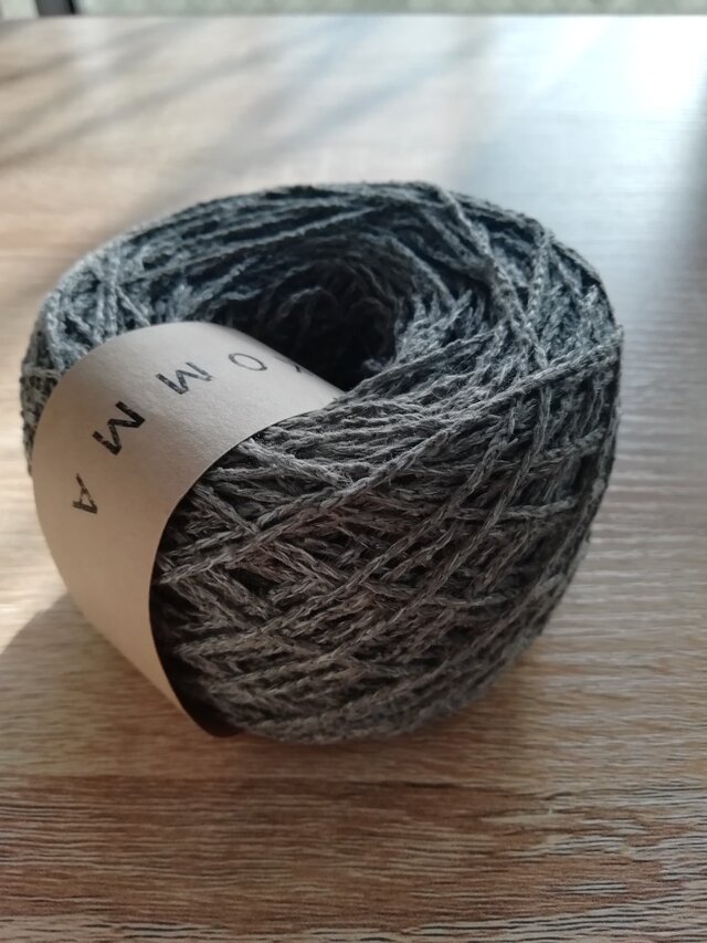 【毛糸玉】シルクリネンリリーヤーン毛糸玉6個セット（約410g）グレー | iichi 日々の暮らしを心地よくするハンドメイドやアンティークのマーケットプレイス