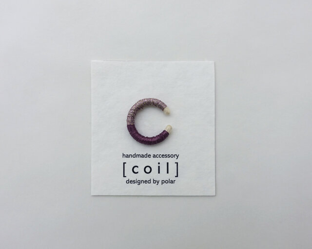 [coil] ring/cuff-M | iichi 日々の暮らしを心地よくするハンドメイドやアンティークのマーケットプレイス