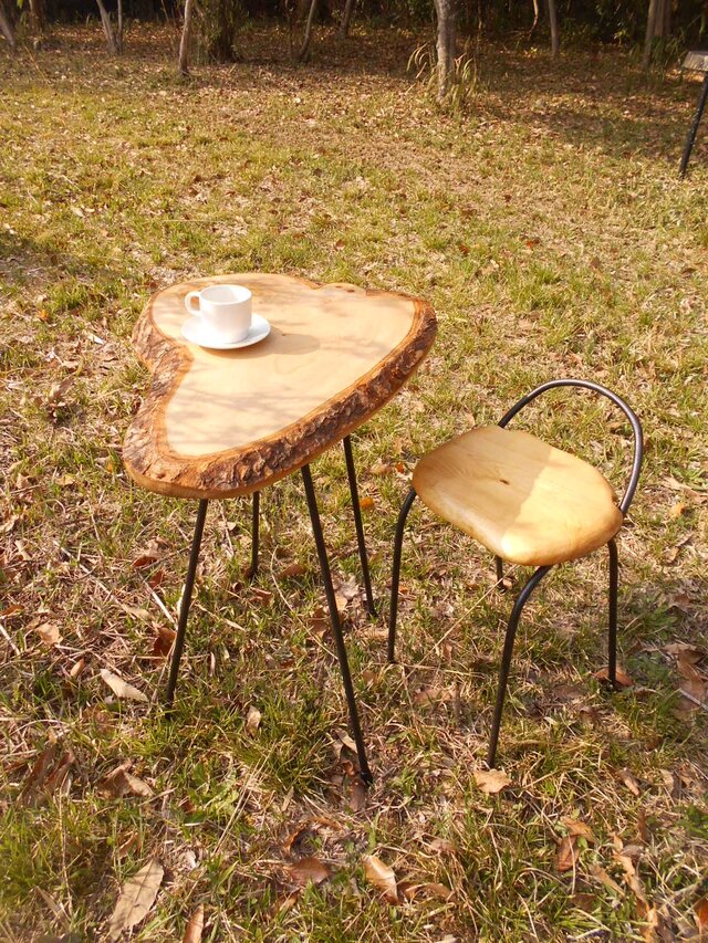 さくら カフェアイアンテーブル 04-11 (テーブルのみ） | iichi 日々の暮らしを心地よくするハンドメイドやアンティークのマーケットプレイス