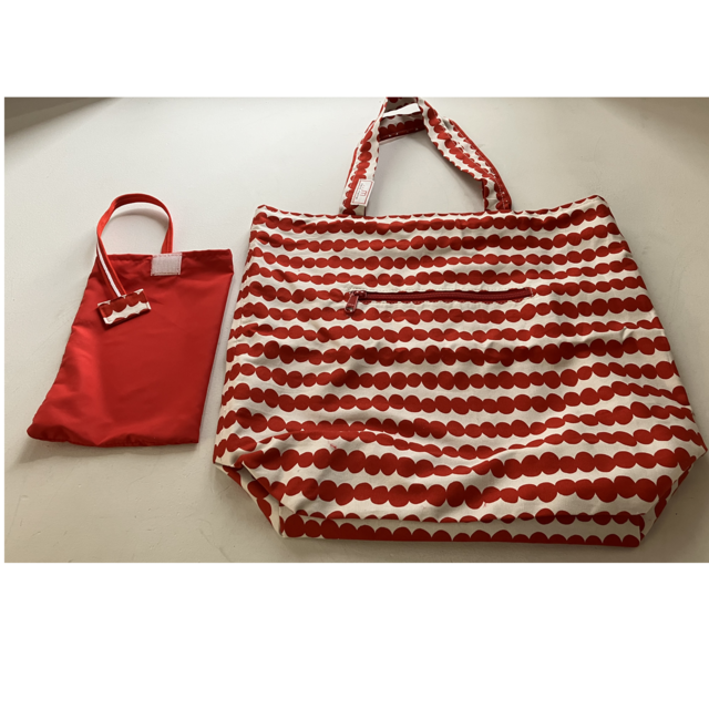 太陽の恵みを運ぶビタミンカラーエコバッグ-aka | iichi 日々の暮らしを心地よくするハンドメイドやアンティークのマーケットプレイス