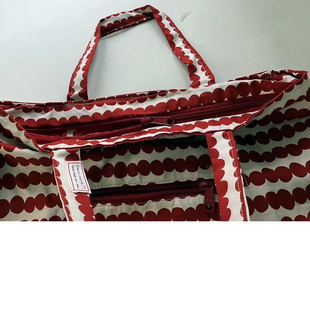 太陽の恵みを運ぶビタミンカラーエコバッグ-aka | iichi 日々の暮らしを心地よくするハンドメイドやアンティークのマーケットプレイス