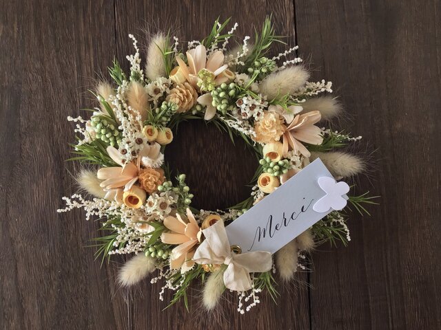 ミニリースE(17cm) | iichi 日々の暮らしを心地よくするハンドメイドやアンティークのマーケットプレイス