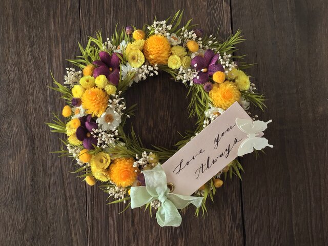 ミニリースG(14cm) | iichi 日々の暮らしを心地よくするハンドメイドやアンティークのマーケットプレイス