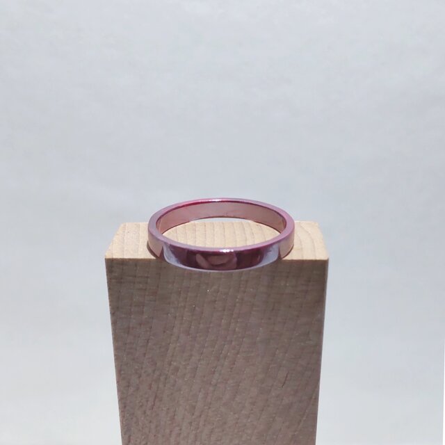 【緋銅】平打ちリング3mm幅 | iichi 日々の暮らしを心地よくするハンドメイドやアンティークのマーケットプレイス