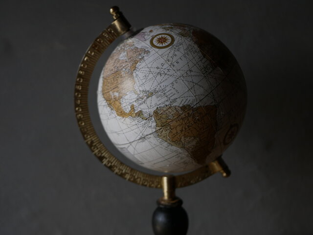 地球儀 フランス ヴィンテージ ブロカントのある暮らし クラフトマンシップ | iichi 日々の暮らしを心地よくするハンドメイドやアンティークのマーケットプレイス
