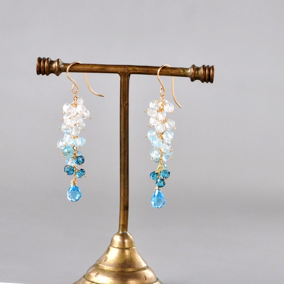 Brise Bleue（ブリーズ・ブルー） 〜青風のささやき〜スイスブルートパーズ | iichi 日々の暮らしを心地よくするハンドメイドやアンティークのマーケットプレイス