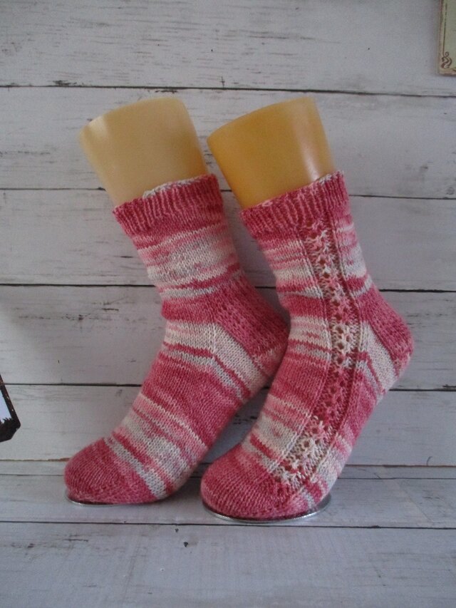 冷え取りソックス Opal Cotton KFS 216 ルビー | iichi 日々の暮らしを心地よくするハンドメイドやアンティークのマーケットプレイス