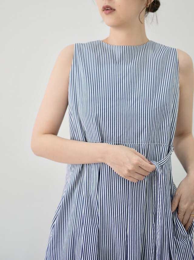 サマーワンピース・ストライプ No.342 | iichi 日々の暮らしを心地よくするハンドメイドやアンティークのマーケットプレイス